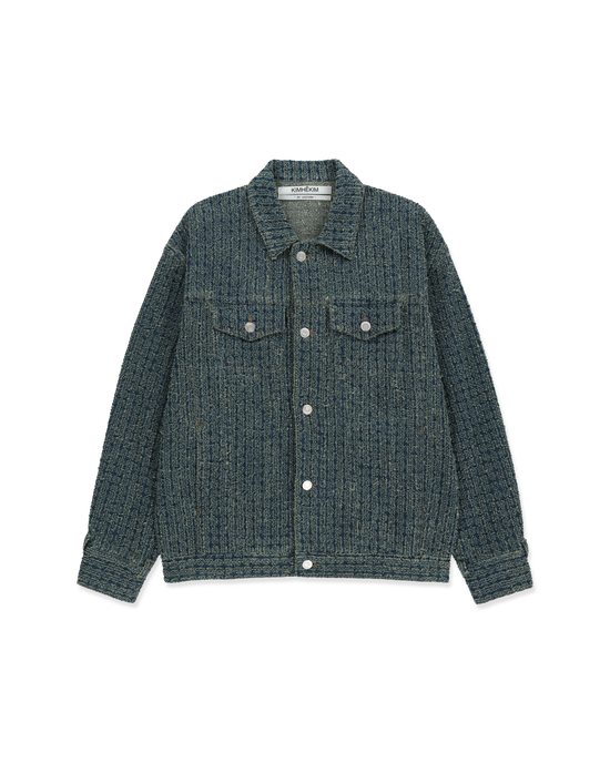 KIMHEKIM | Denim Tweed Jacket (Blue)